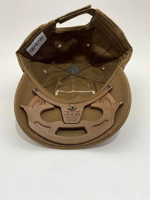 Brown Gotcha Cap For Self Defense in Israel - Gotchacap.com